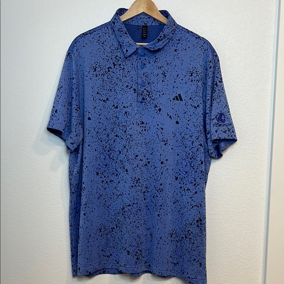 adidas | Shirts | Adidas Paint Splatter Golf Polo | Poshmark